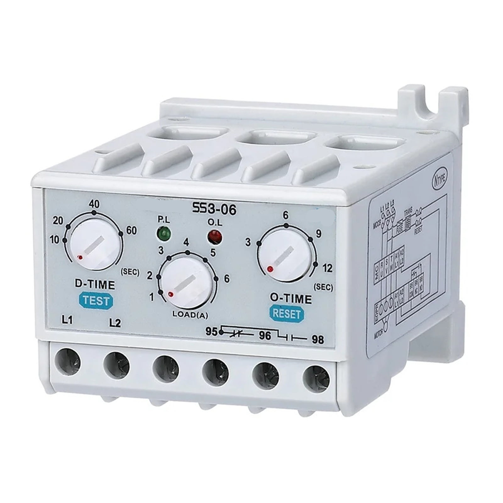 EJYWPSWD SOPRSS3440 Electronic Overload Relay Motor Protector Thermal ...