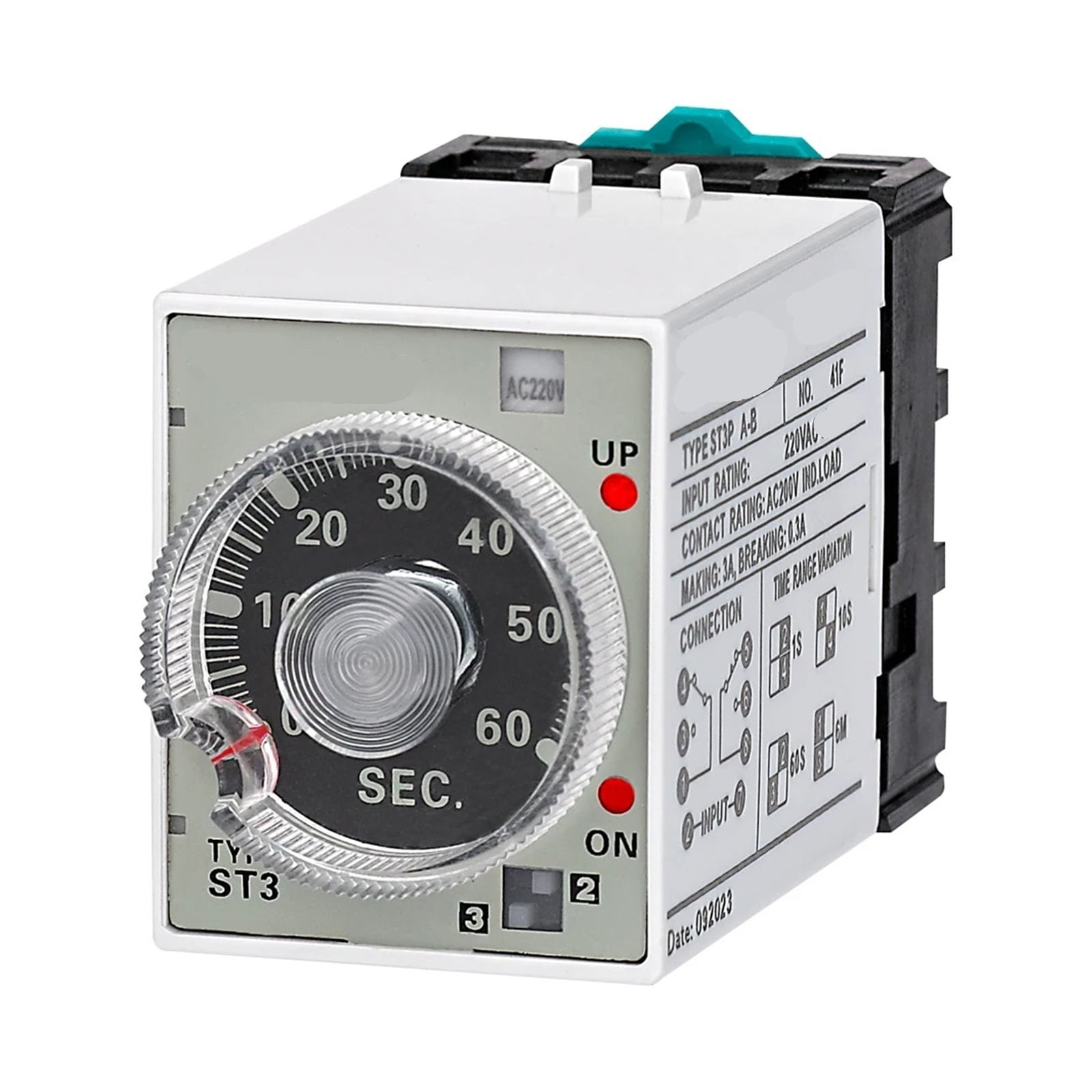 EJYWPSWD ST3P on Delay Multifunctional Time Relay with Socket ACDC ...