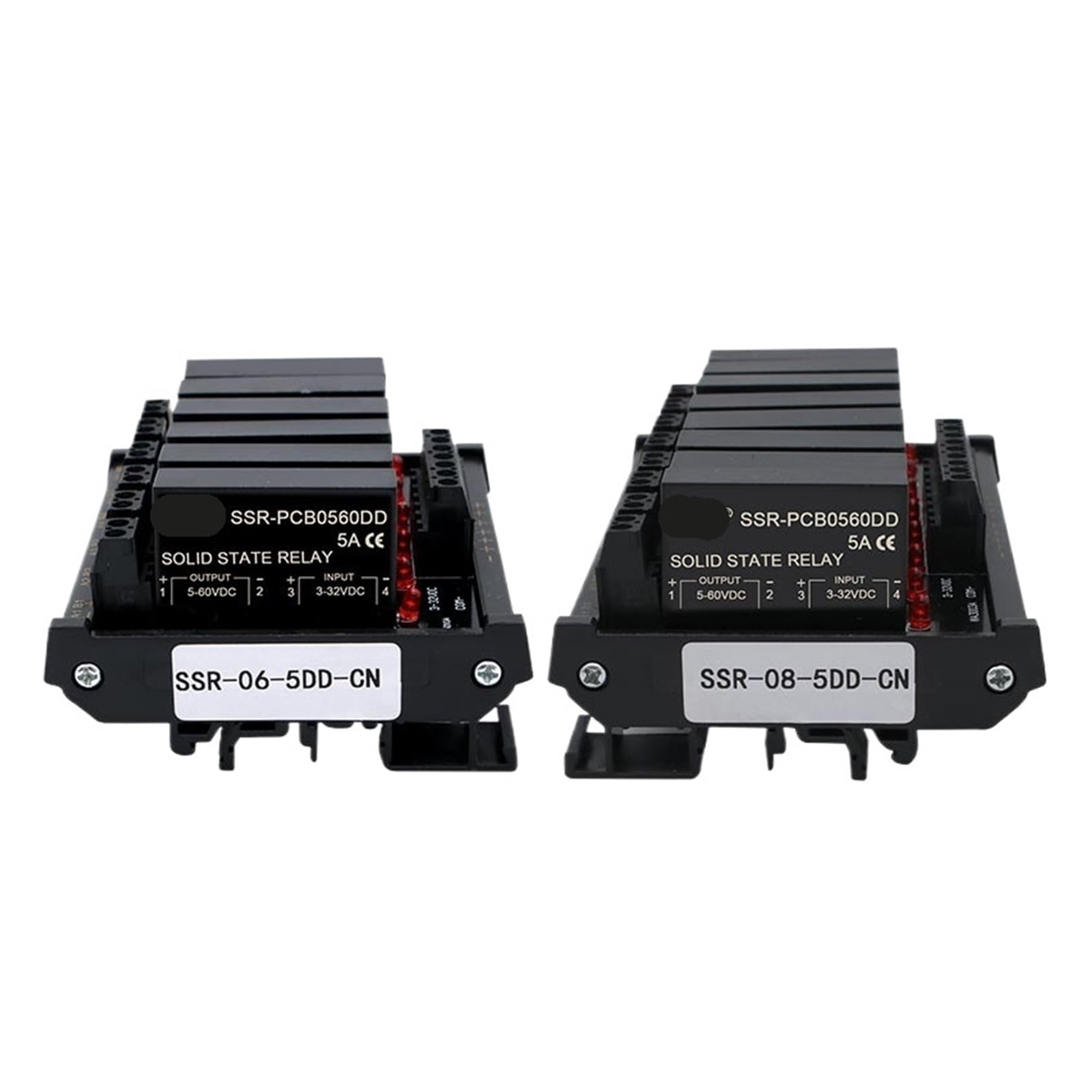 EJYWPSWD Ssr Relay Module 6/8 Channel Common Positive/Negative Din ...