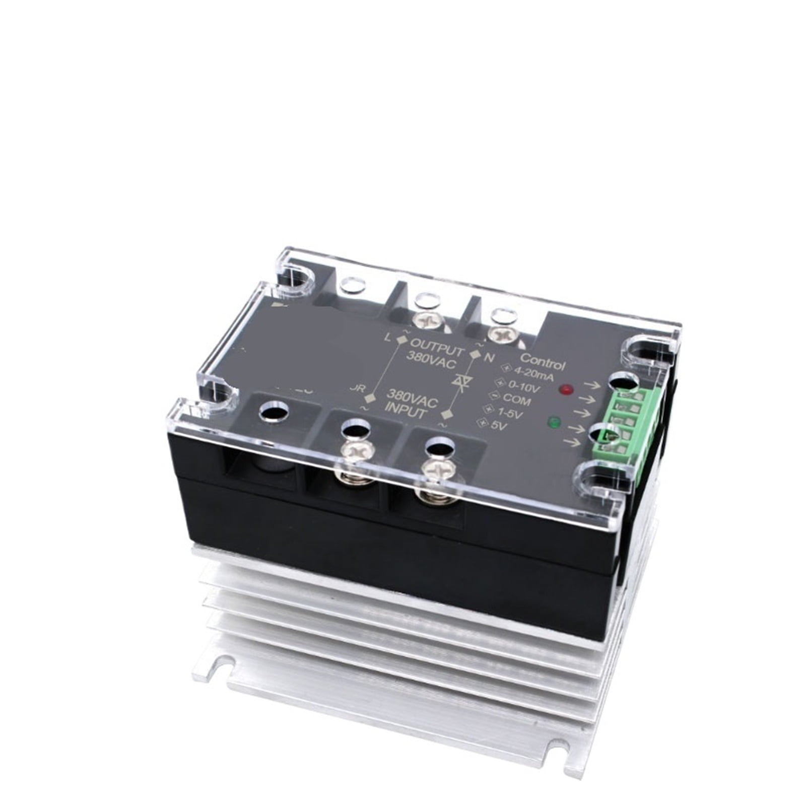 EJYWPSWD Voltage Regulator Relay with Heat Sink 220v 380v 10a 25a 40a ...