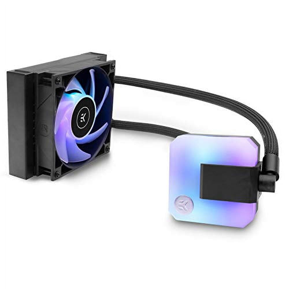 EK 120mm AIO D-RGB All-in-One CPU Liquid Cooler with EK-Vardar High ...