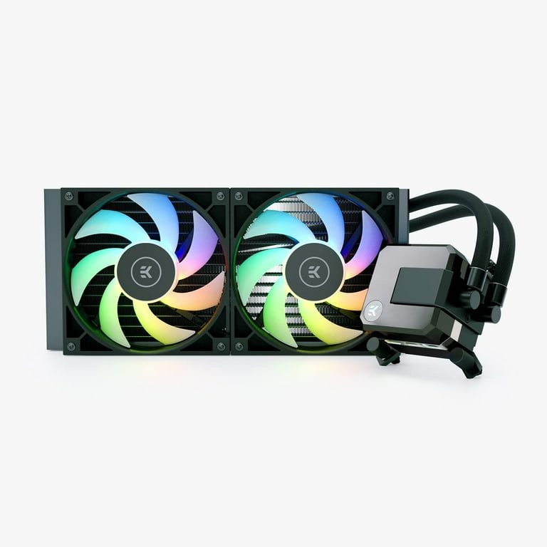 EK AIO Elite 280mm D-RGB All-in-One CPU Liquid Cooler with EK AIO Elite 280mm D-RGB All-in-One CPU Liquid Cooler with