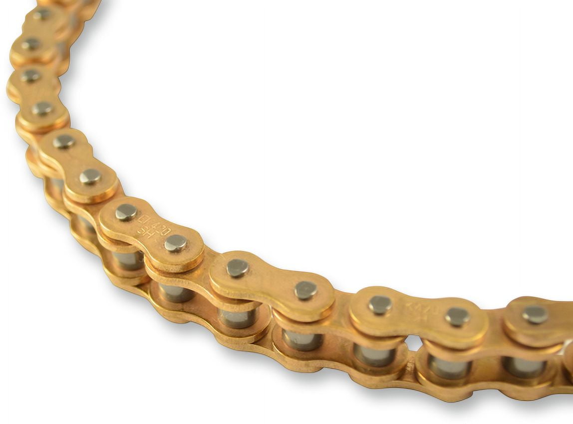 EK Chain 420 SH Motocross Series Chain Gold 132 Links 420SH-132/G ...