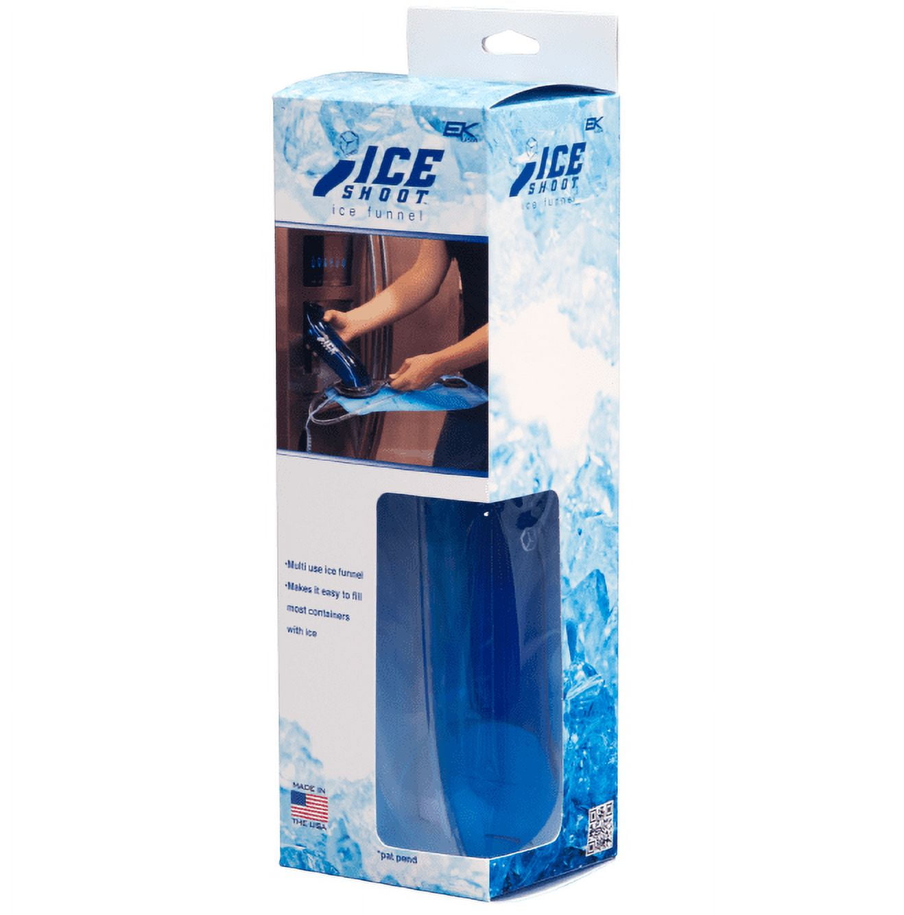 EK Ice Shoot Funnel, Ice Cube Tool for Easy Bottle Filling - Walmart.com