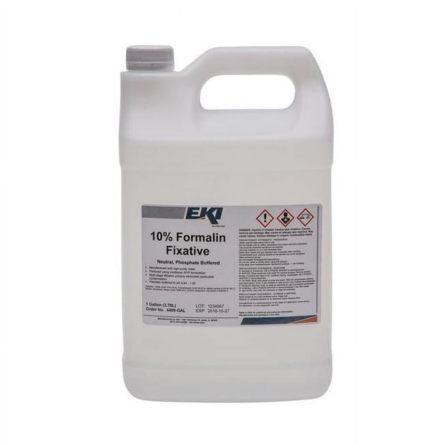 EK Industries 1 Gallon Neutral Phosphate Buffered Formalin Histology ...