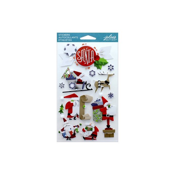 Jolee's Boutique Themed Embellishment-Santa - Walmart.com
