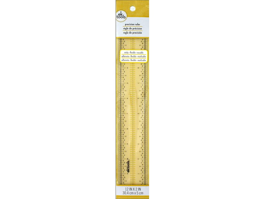 EK Precision Ruler 12x2 Sticky Flexible - Walmart.com