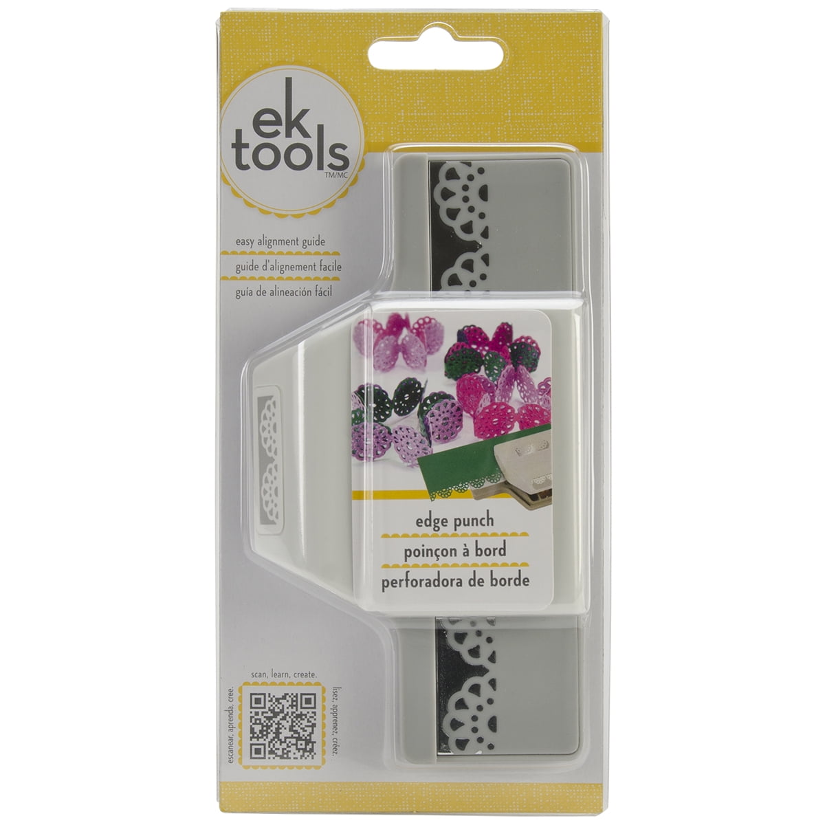 Edge Punch-Abstract Flower, 2"X1" - Walmart.com