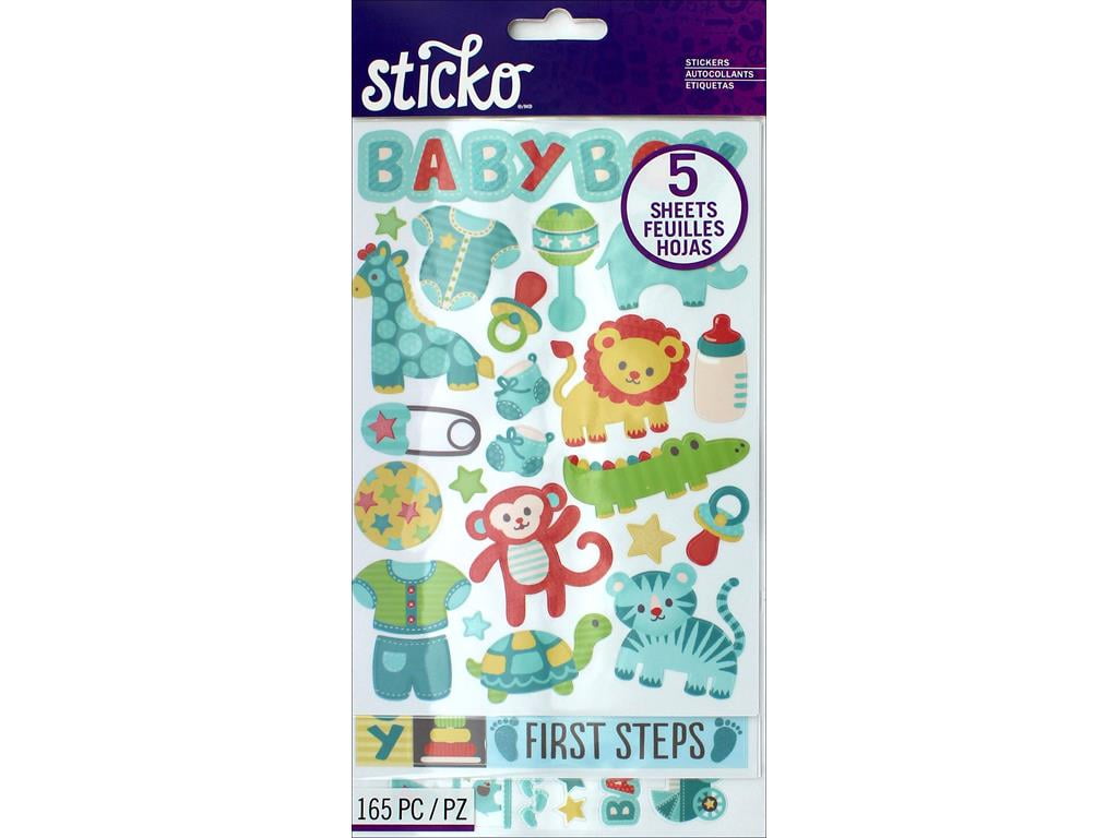 EK Sticko Sticker Flip Pack Baby Boy - Walmart.com
