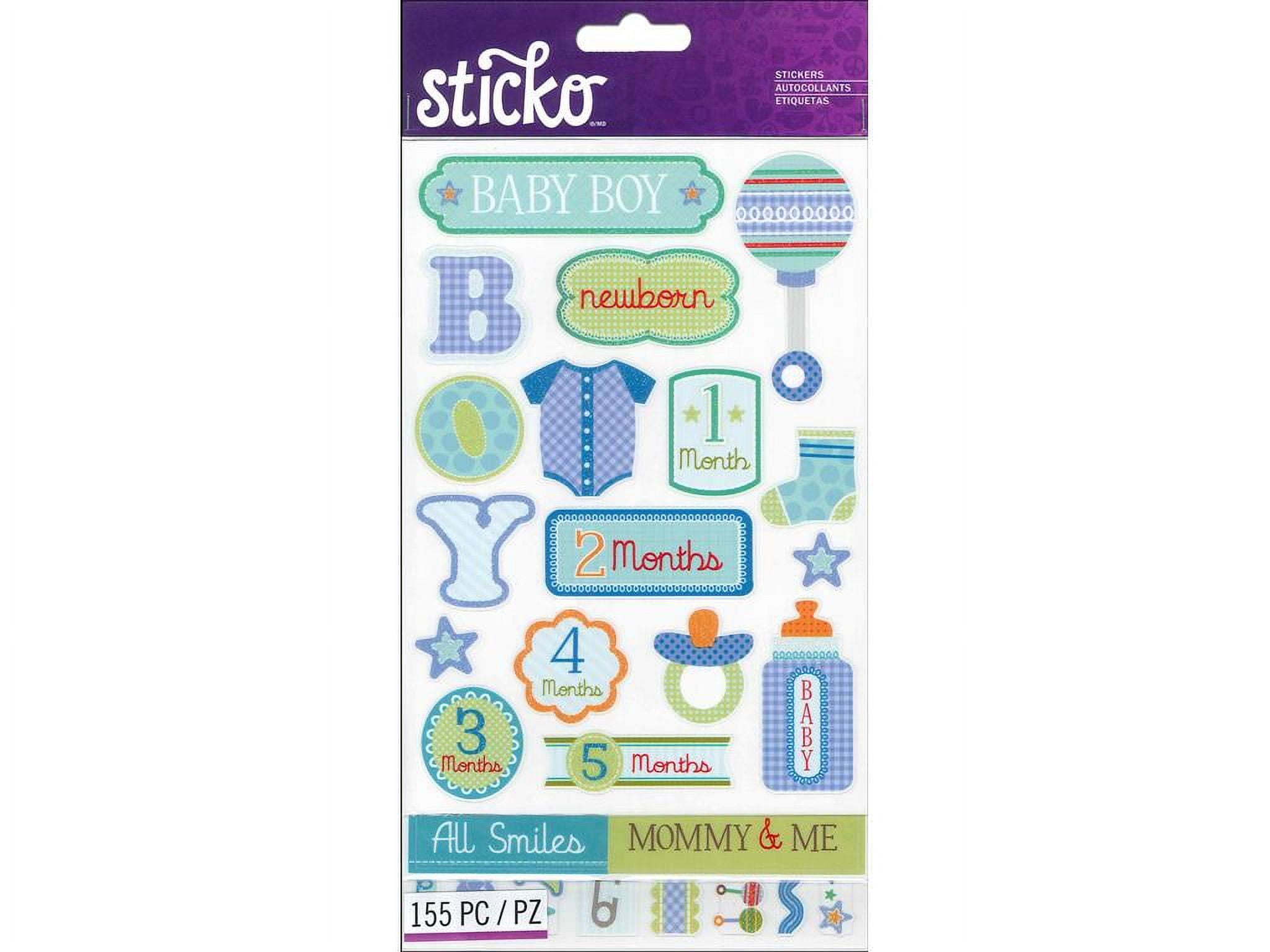 EK Sticko Sticker Flip Pack Baby Boy - Walmart.com