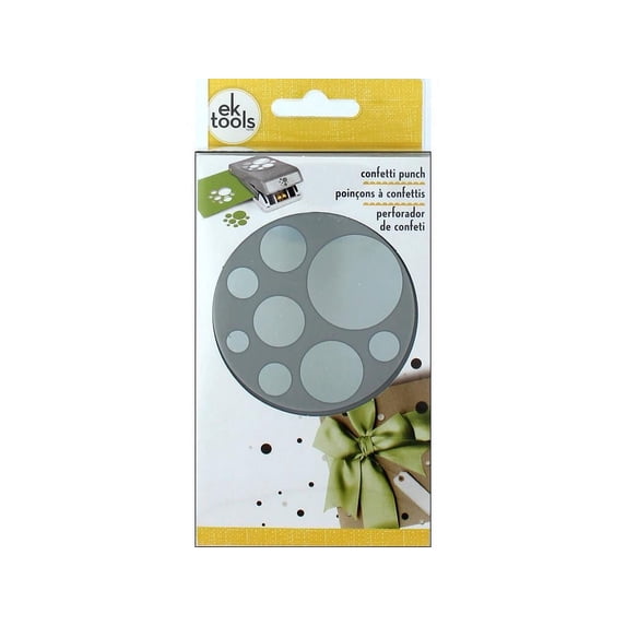 EK Success, Paper Punch, Large Confetti Dots, 8-piece assortment ...