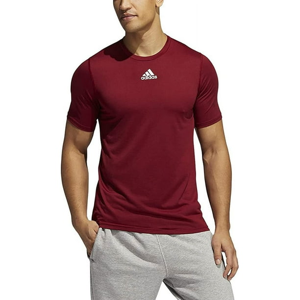 EK0083 Adidas Creator Short Sleeve Shirt Collegiate Burgundy/White 2XL ...