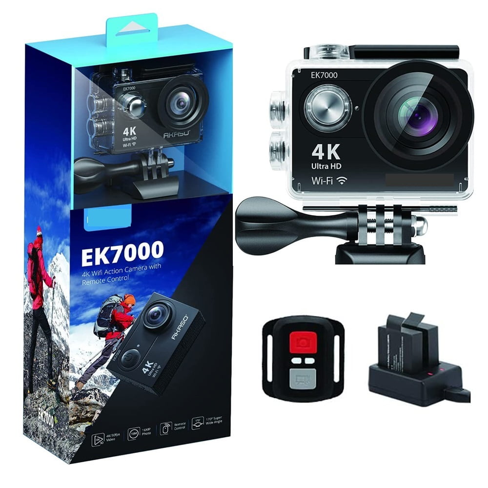 EK7000 4K Action Camera Ultra HD Waterproof DV Camcorder 12MP Cameras ...