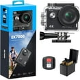 EK7000 4K30FPS 20MP WiFi Action Camera with EIS Ultra HD 131FT ...