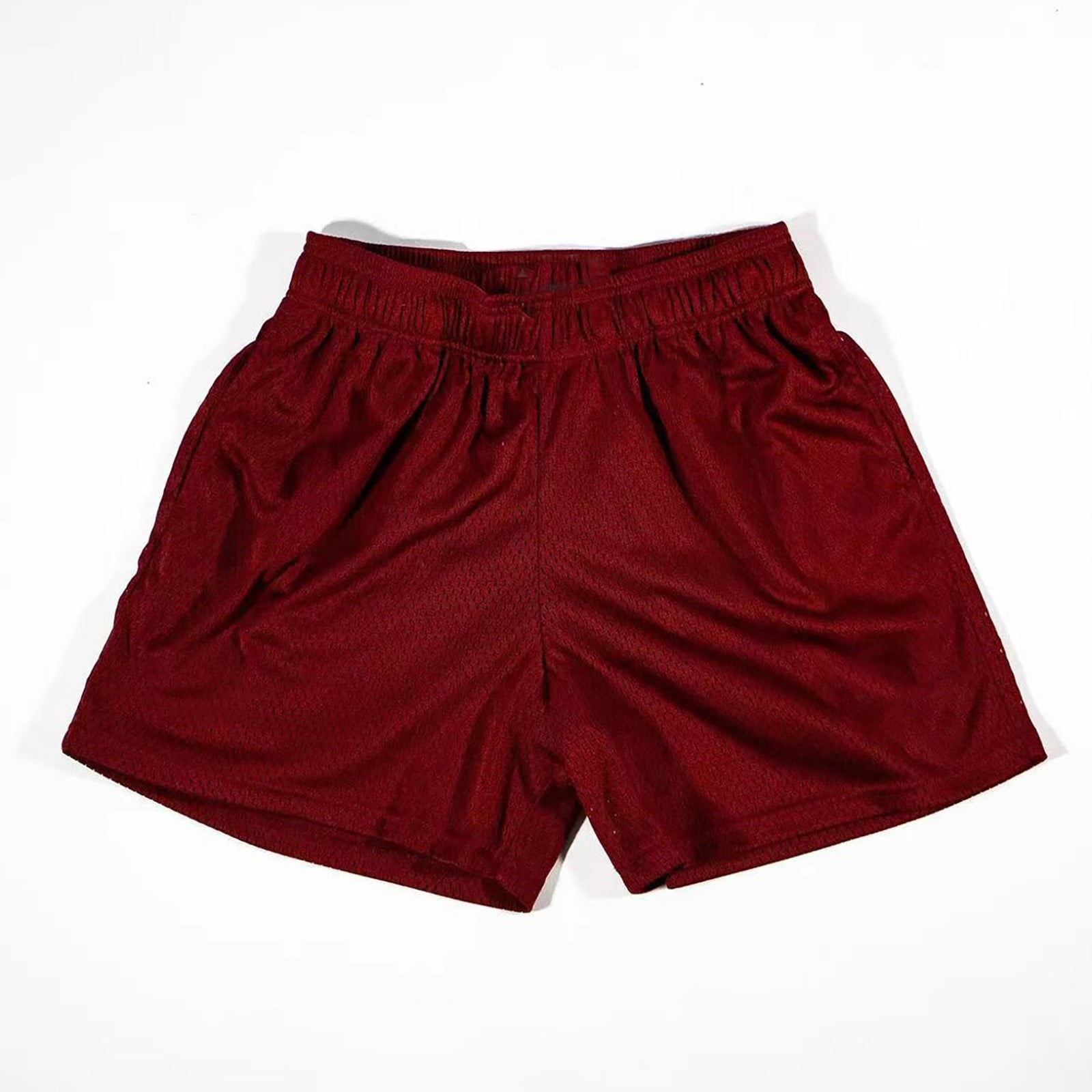 EKAPENO Mens Quick Dry Leopard Print Mesh Shorts Quarter Shorts Fitness ...