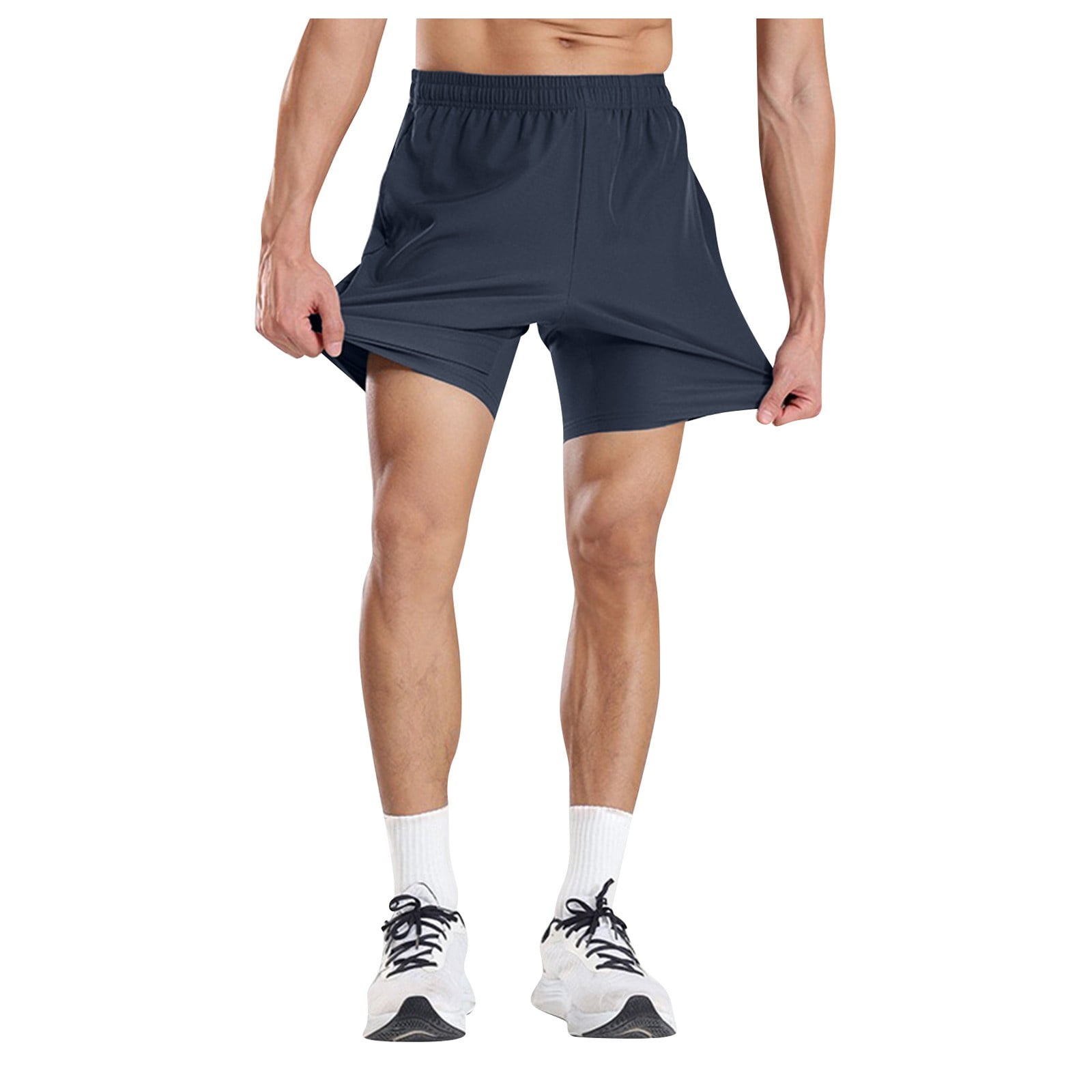 EKAPENO Stretch Shorts Light And Thin Glidepants Unisex Pull On Stretch Shorts Beva Wear Glide ...