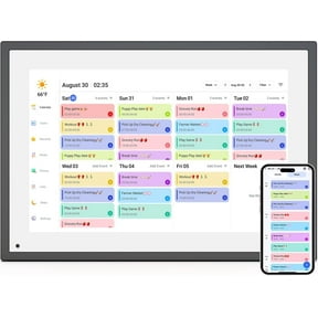 Digital Calendar: 21.5 Inch Smart Electronic Calendar Planner & Chore ...