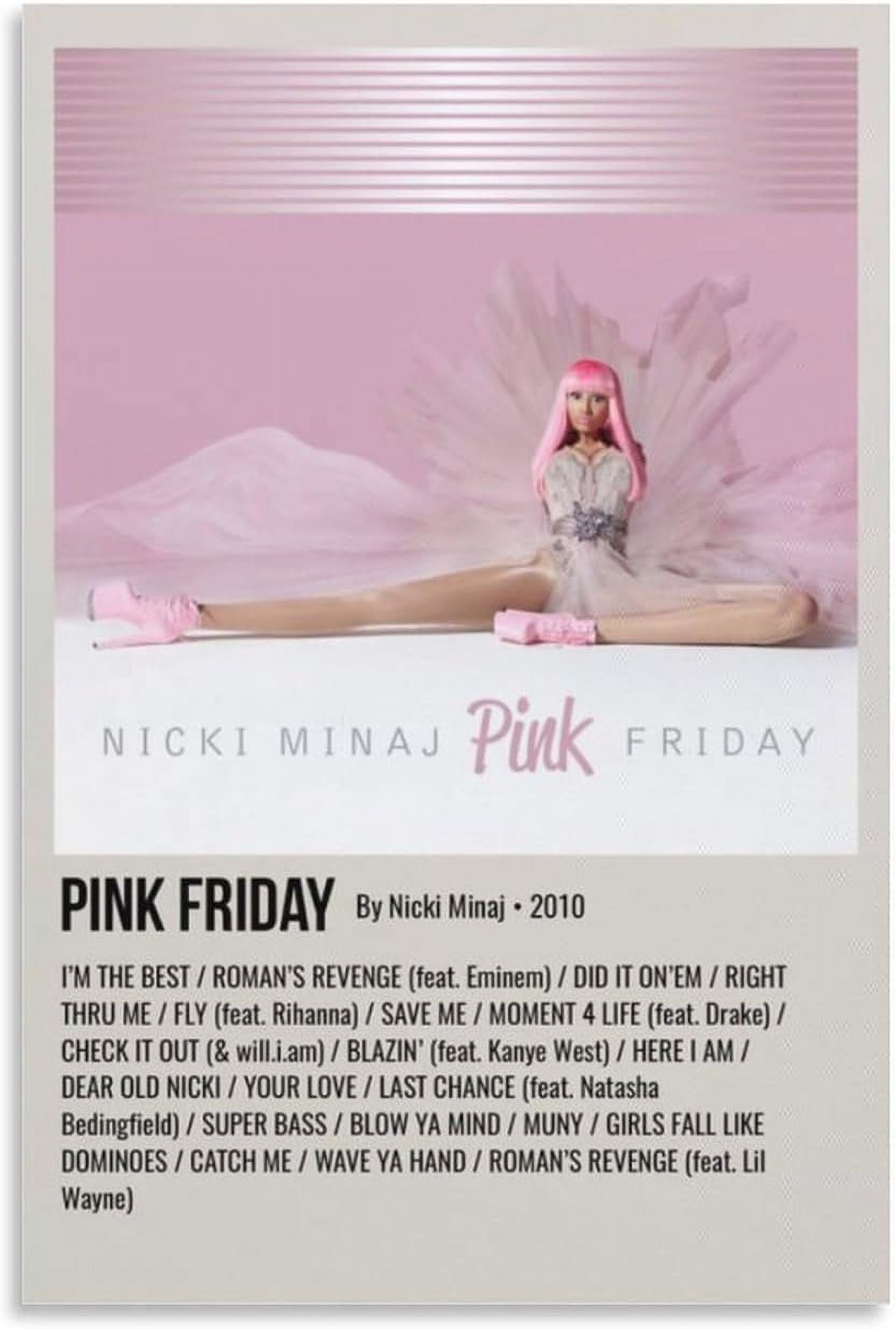 Ekcos Nicki Poster Minaj Pink Friday Complete Edition Music Album Cover