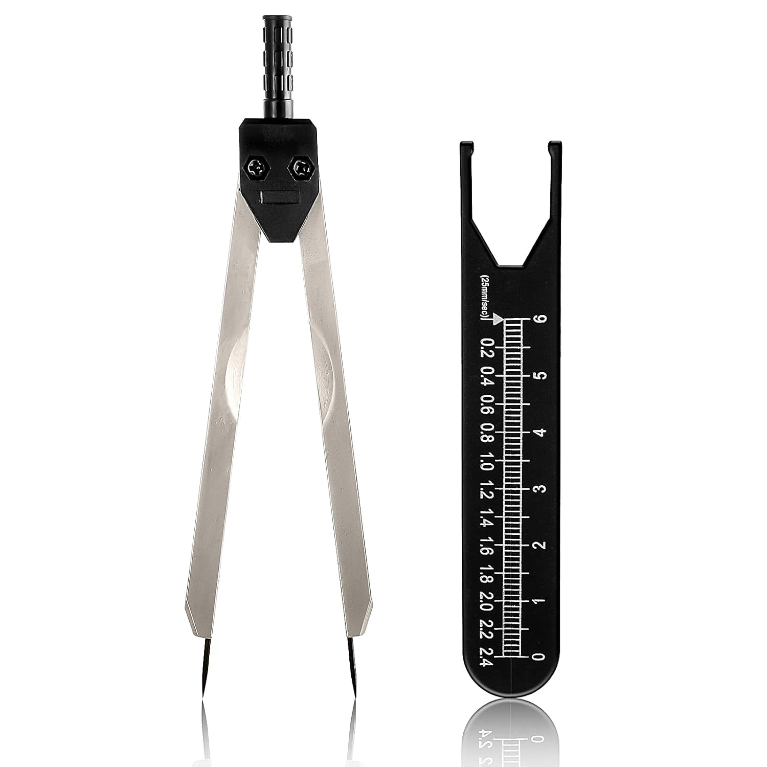 EKG Calipers ECG Caliper Measuring Tool with Ruler Divider for Nur or ...
