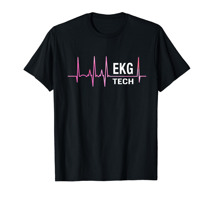 EKG Tech Electrocardiogram ECG Technician Monitor Tech T-Shirt ...