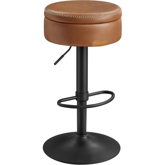 EKHO Collection - 360? Swivel Bar Stool, Height Adjustable Barstool ...
