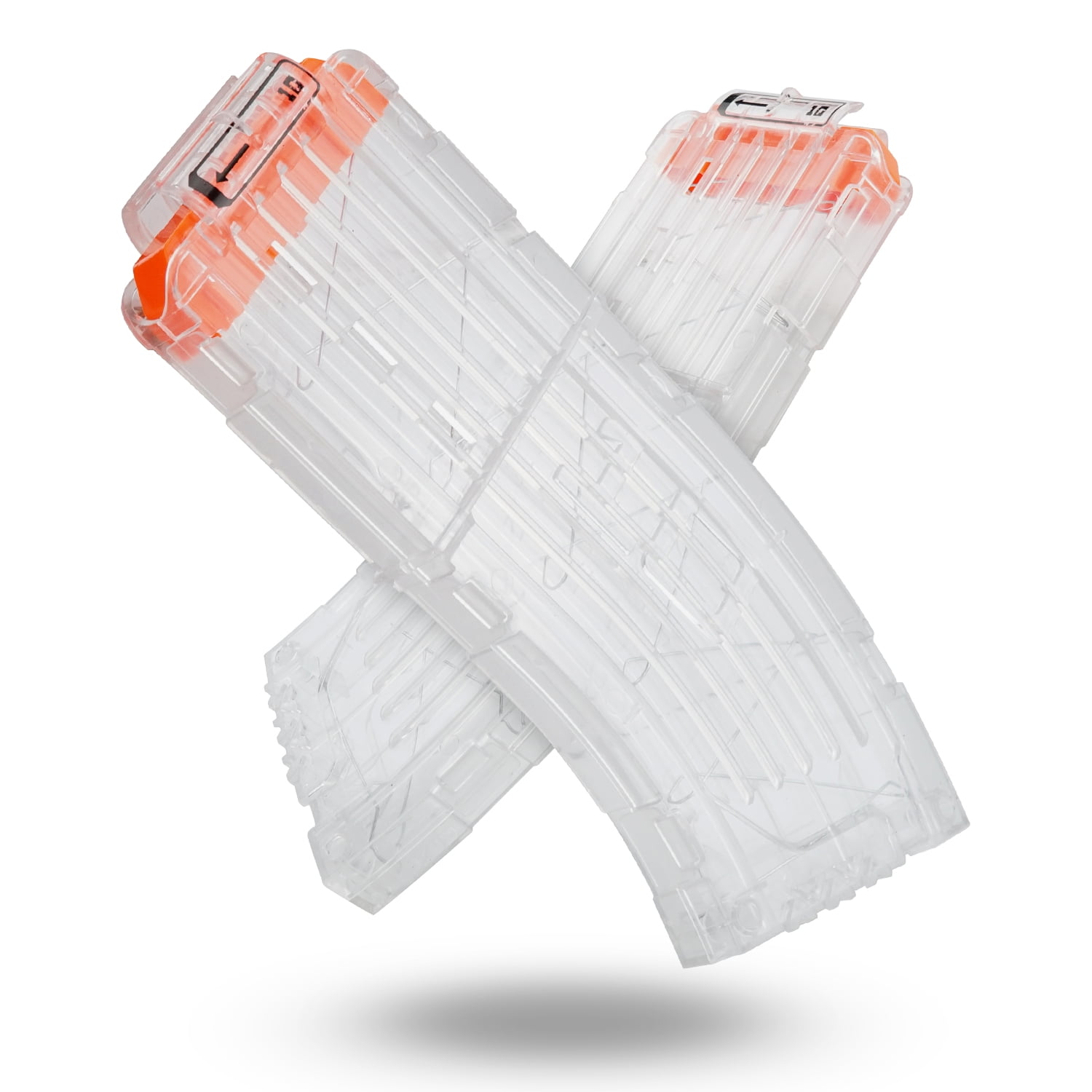 EKIND 10 Darts Banana Curved Clips Compatible with Nerf Elite Magazines - Quick Reload Soft Dart ...