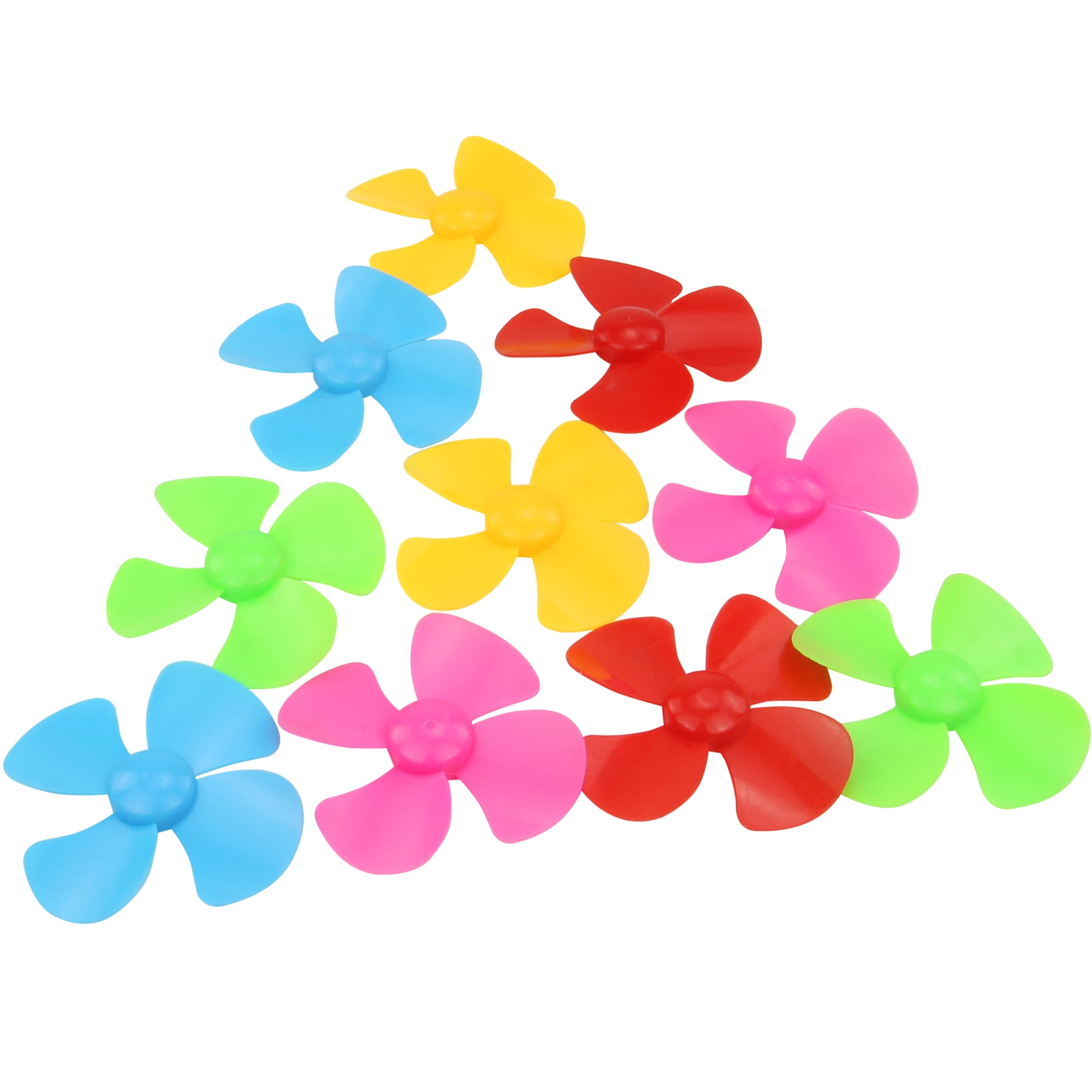 EKIND 10 Pcs Propeller 80mm Props 4-Blade Propeller 2mm Shaft for Fan ...