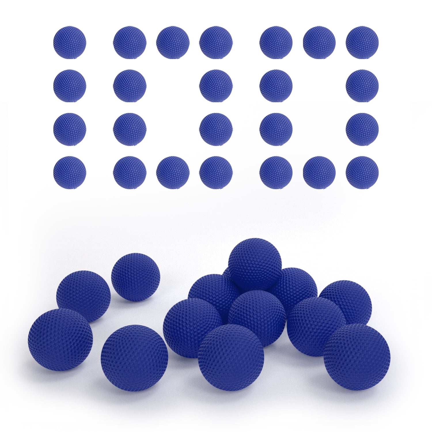 EKIND 100 Rounds Bulk Refill Ammo Bullet Balls Compatible for Nerf ...
