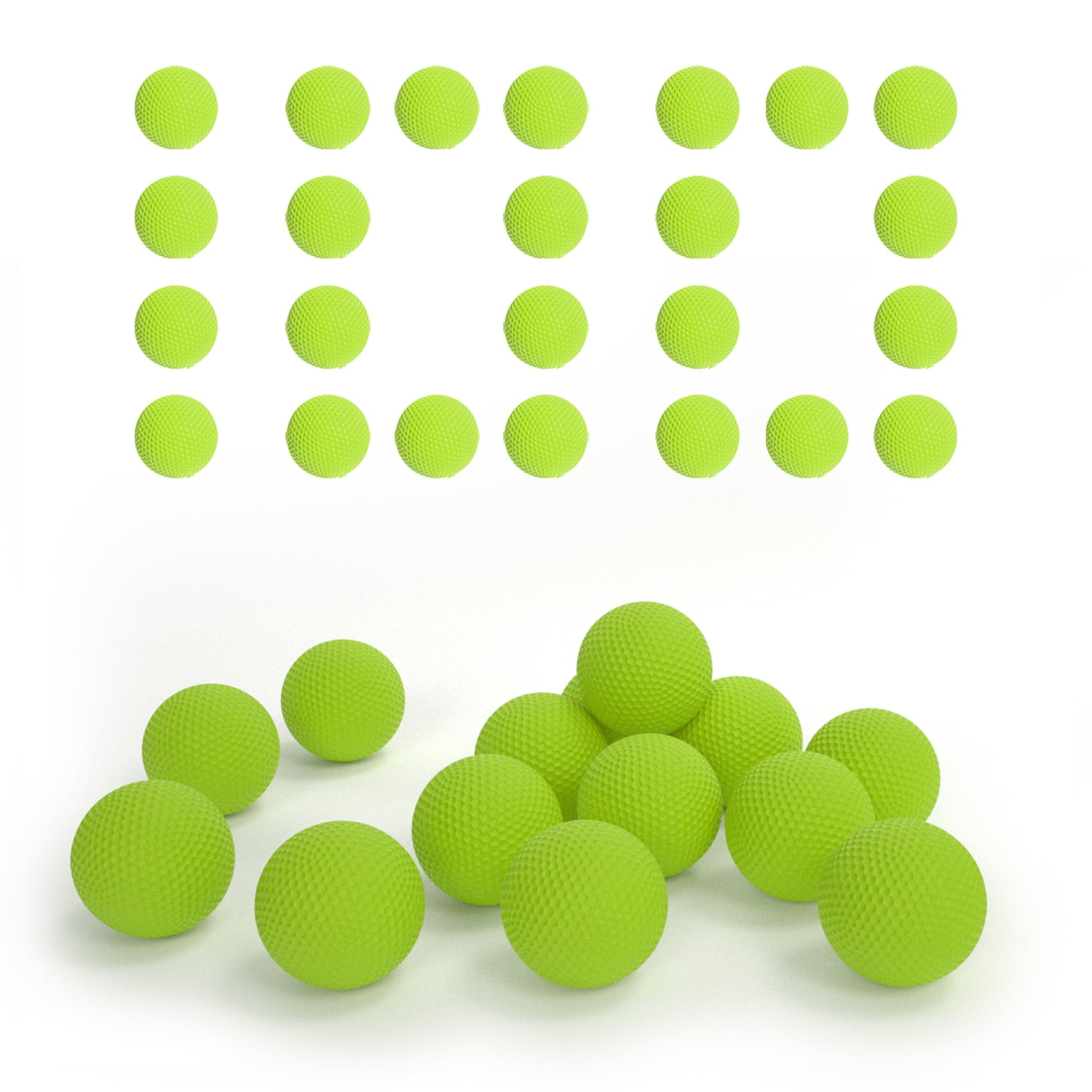 EKIND 100 Rounds Bulk Refill Ammo Bullet Balls Compatible for Nerf ...