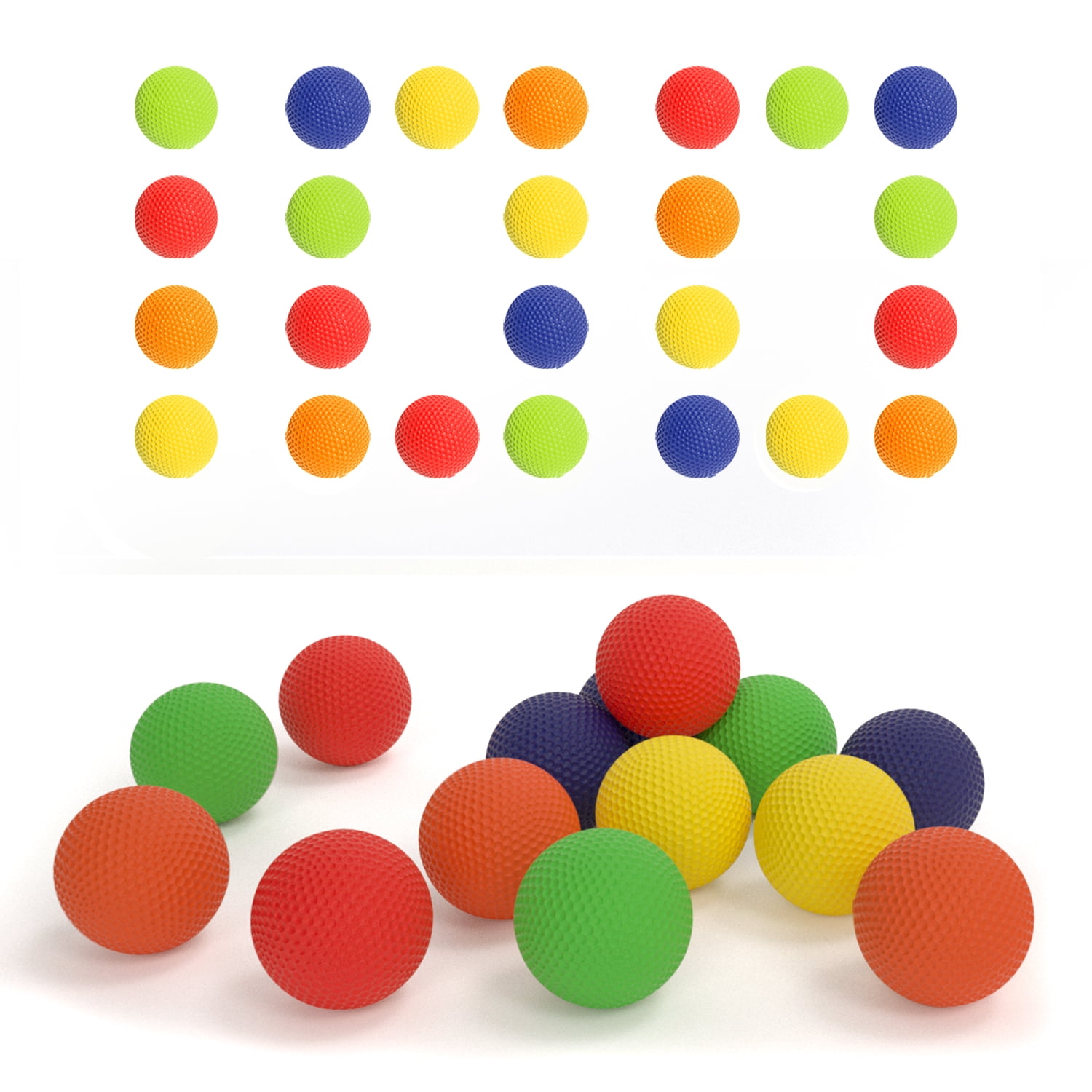 EKIND 100 Rounds Bulk Refill Ammo Bullet Balls Compatible for Nerf ...