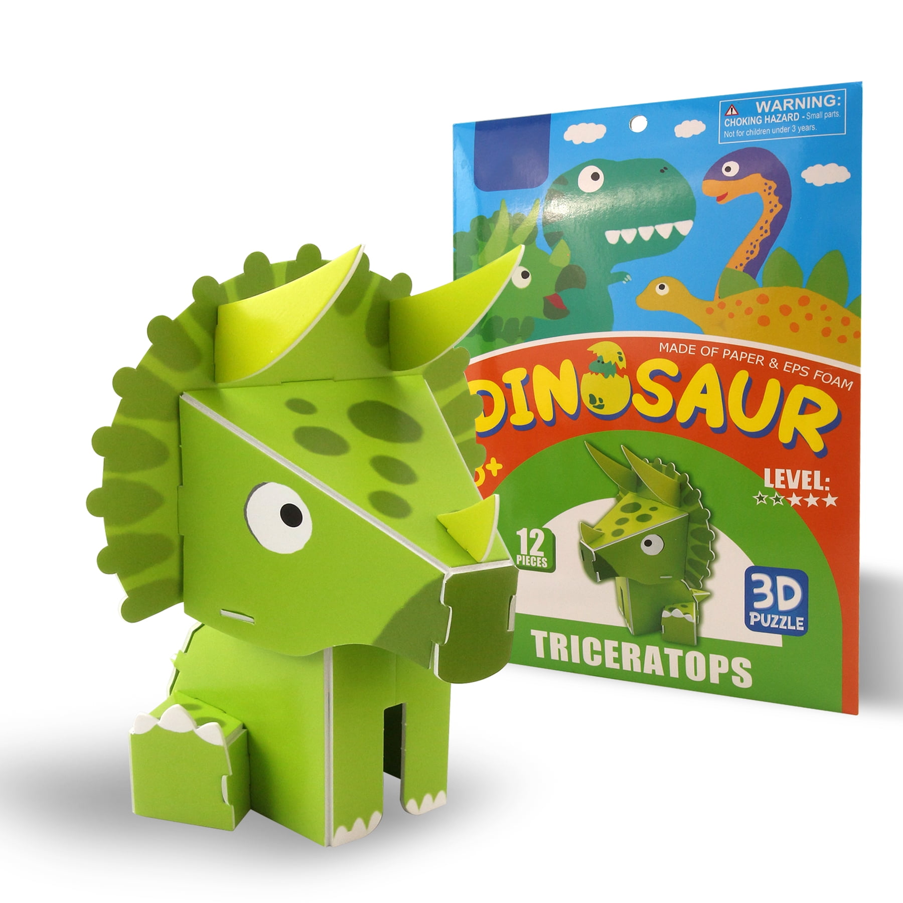 EKIND 3D Animal Puzzle, Children's Early Education Puzzle Animal Fun 3D ...