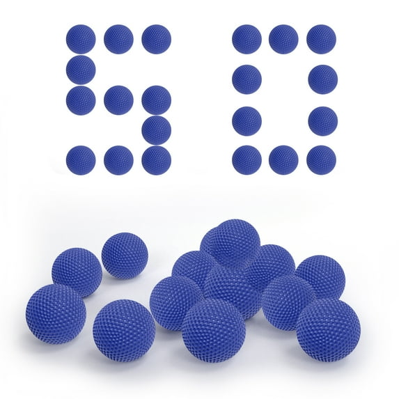 EKIND 50 Rounds Bulk Refill Ammo Bullet Balls Compatible for Nerf Rival ...