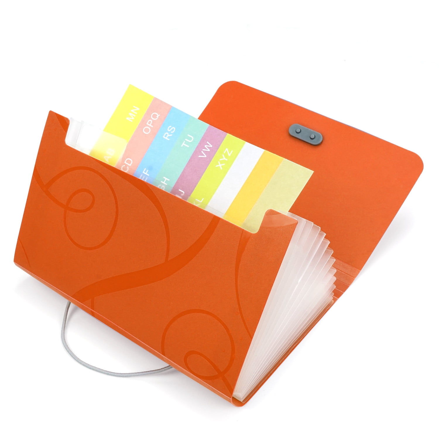 EKIND 7x4.5" Expandable Portable Folder, 13 Pocket Rope Accordion File ...