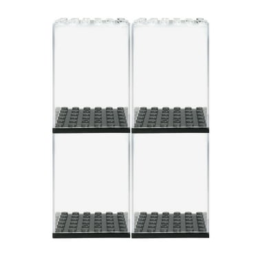 LEGO Minifigure Storage Container, 16 Compartment Display Case, Bright ...