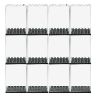 LEGO Minifigure Storage Container, 16 Compartment Display Case, Bright ...