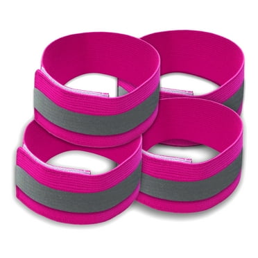 8 Pack Reflective Armbands, Elastic, 35cm, 360° Visibility, for Night ...