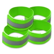 2-Pack Reflective Safety Bands for Arm, Leg, or Ankle – Hi-Vis Straps ...
