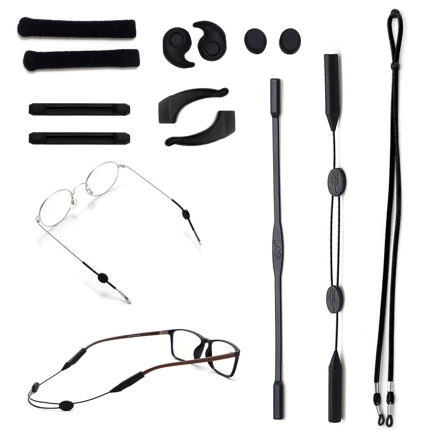 EKIND Eyeglasses Retainers,Anti-Slip Temple Tips Ear Grip Ear Hooks ...