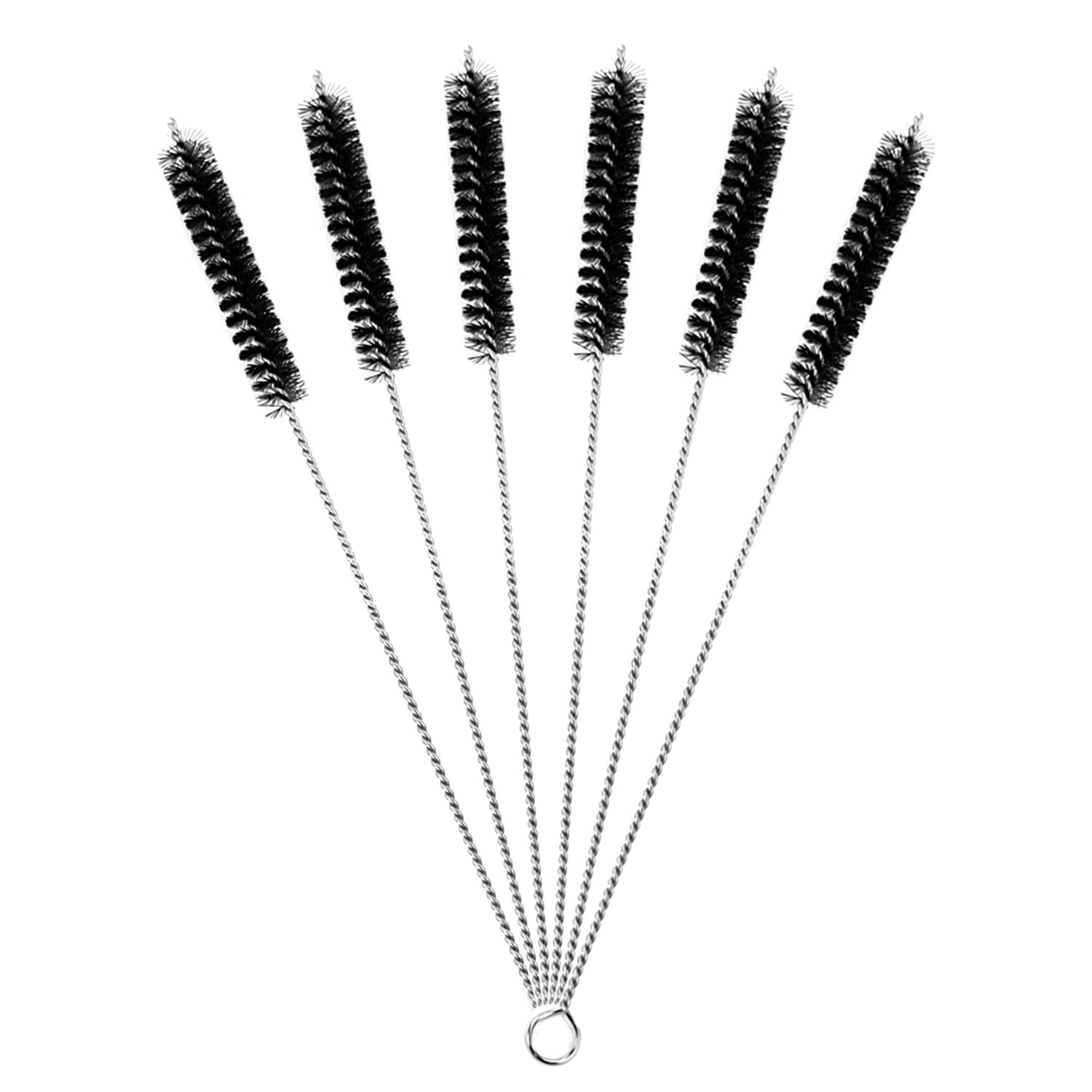 EKIND Straw Cleaner Brushes, Nylon Bristles w/Stainless Steel Handle ...
