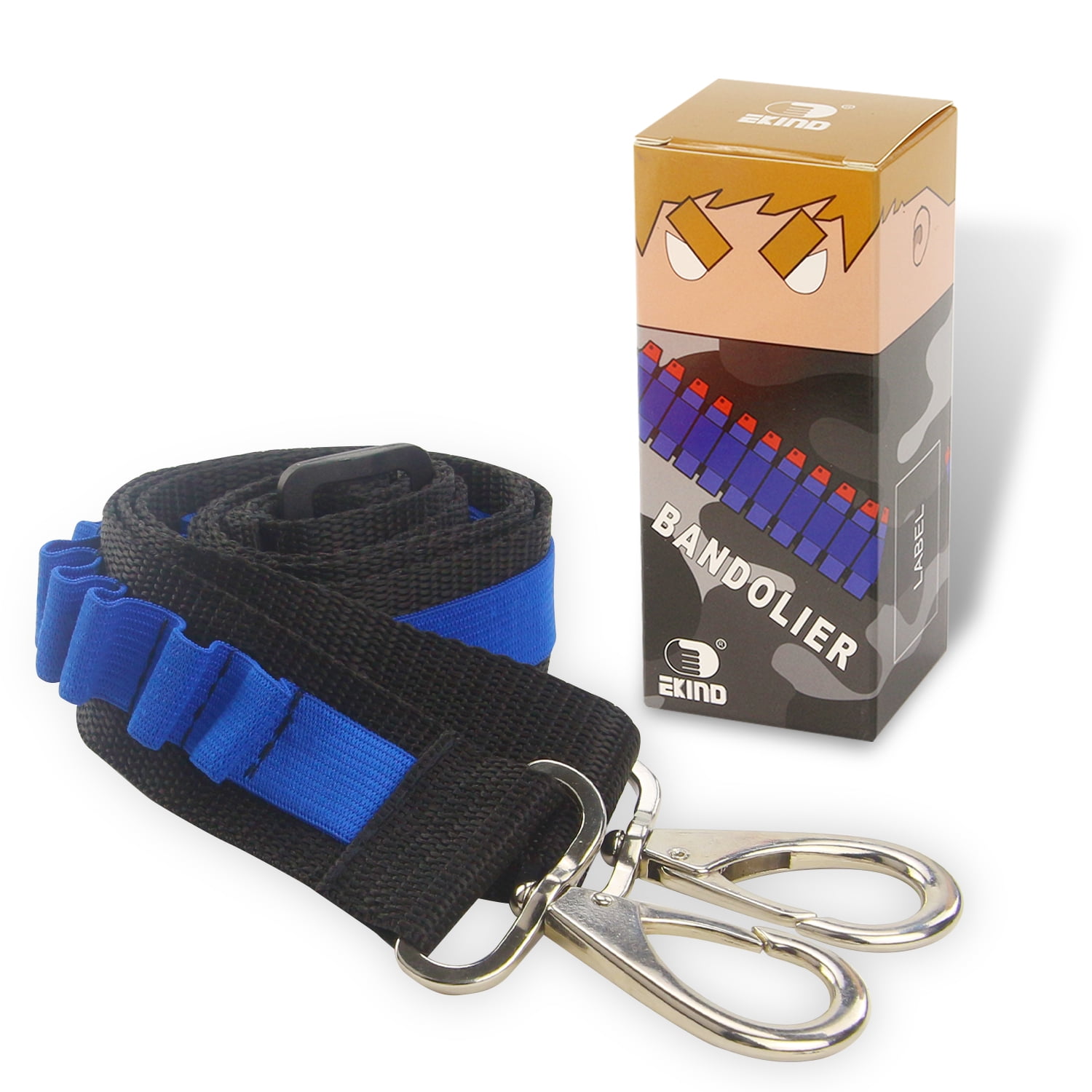 EKIND Toy Gun Bullet Shoulder Strap Darts Bandolier Kit Ammo Storage ...