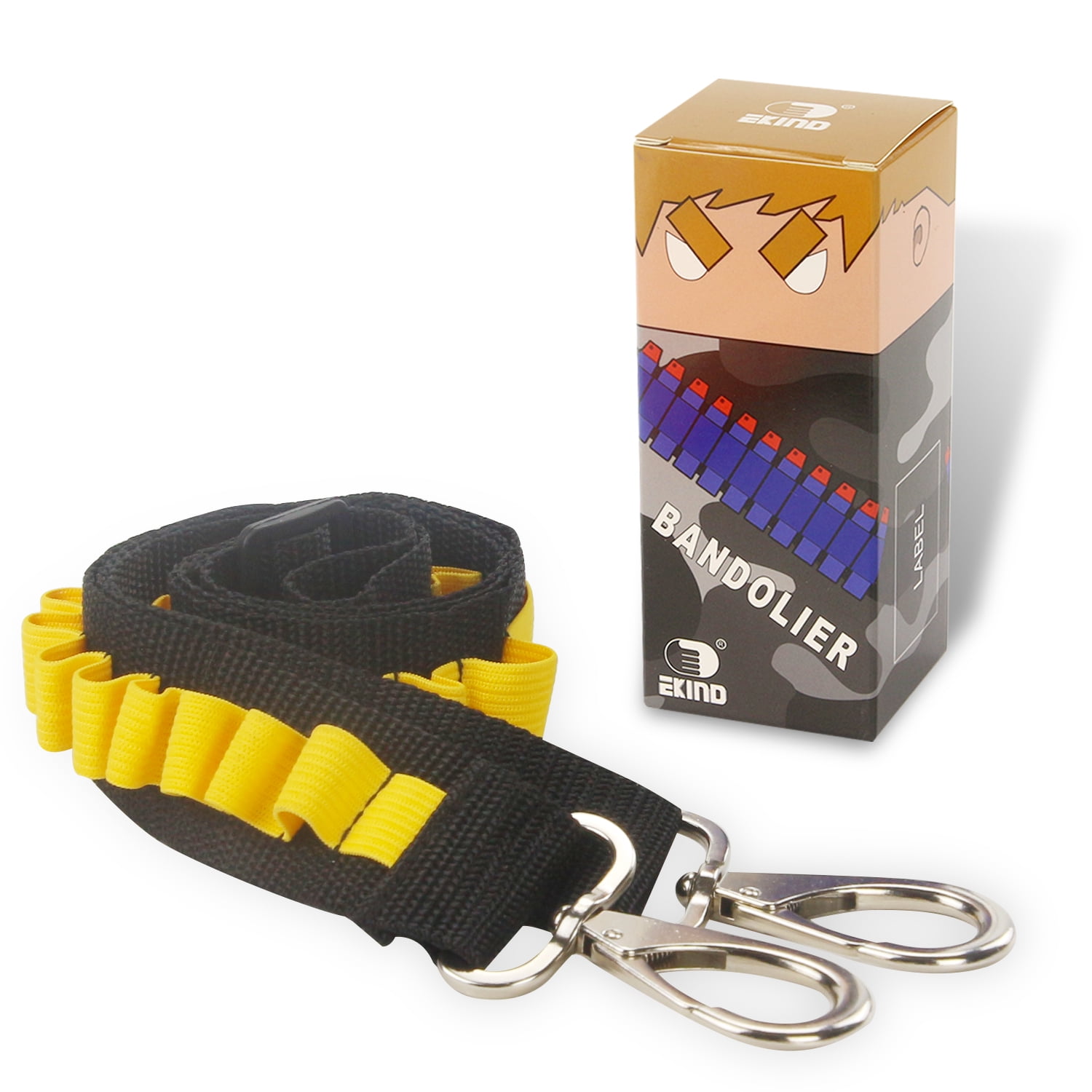 EKIND Toy Gun Bullet Shoulder Strap Darts Bandolier Kit Ammo Storage ...