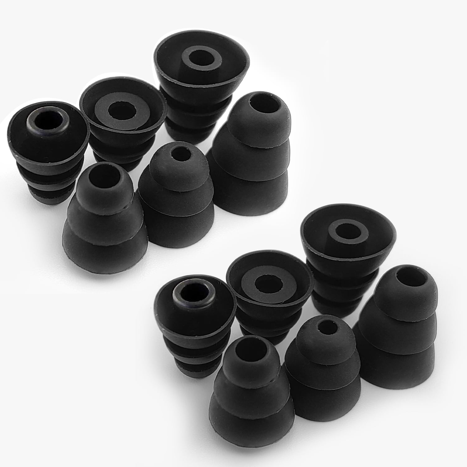EKIND Triple Flange Replacement Ear Tips, S/M/L Size Triple 3 Flange ...