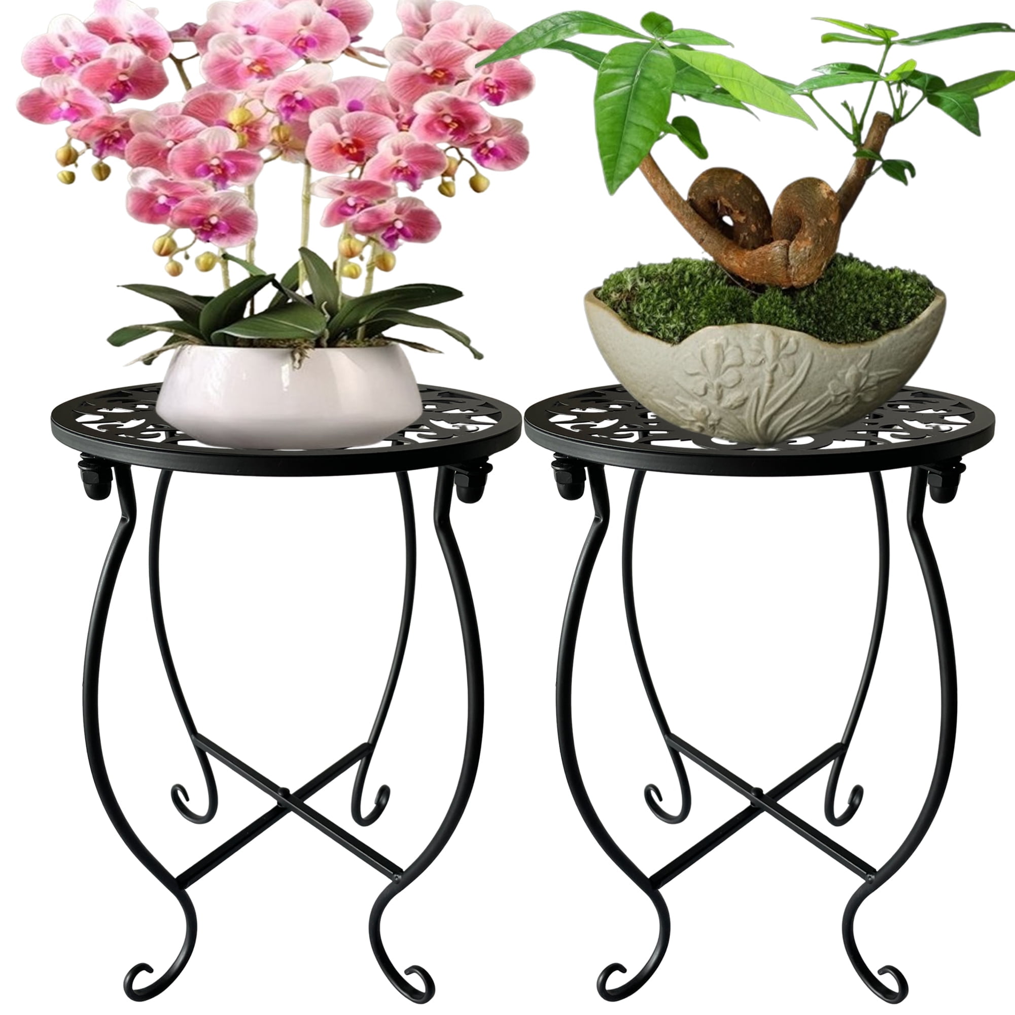 EKINIYAR Plant Stand Indoor Outdoor, Metal Plant Stand for Indoor ...