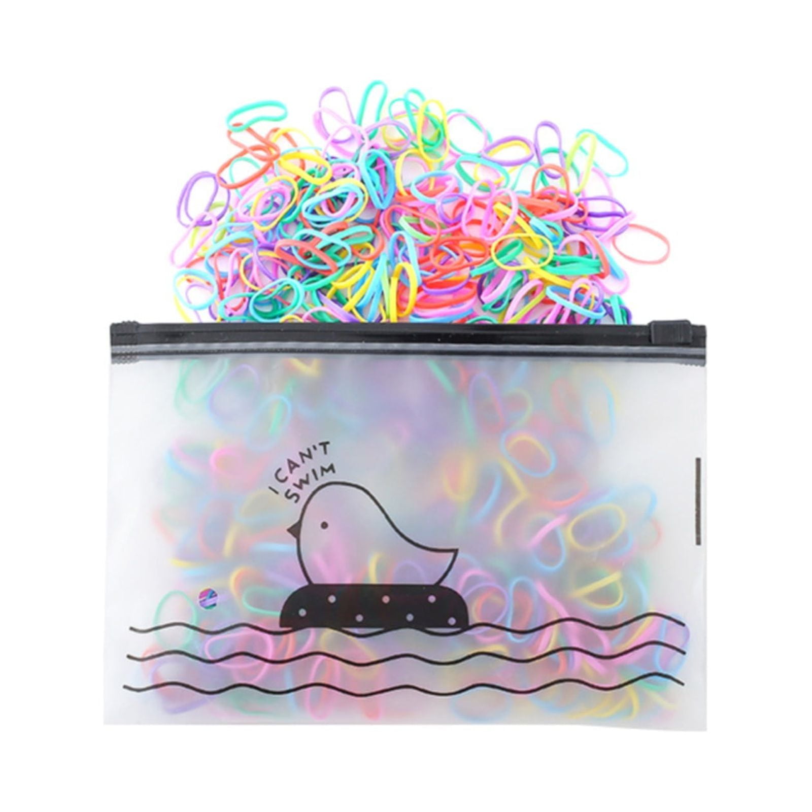 EKKIMIMI 1500 Pcs Colorful Rubber Band Kids Girl Colorful Fashion ...