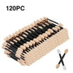 LASHALL 120-Piece Disposable Dual-Sided Eyeshadow Applicators with Long ...