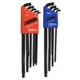 EKLIND 17222 Double-Ball-Hex L-Key allen wrench Combo- Extra Long Inch ...