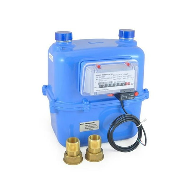 EKM Metering APGM075CFG4 3/4 Inch Pulse Output Gas Meter - Aluminum ...