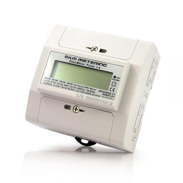 EKM Universal Electric kWh Meter - Omnimeter Pulse v.4 - Walmart ...