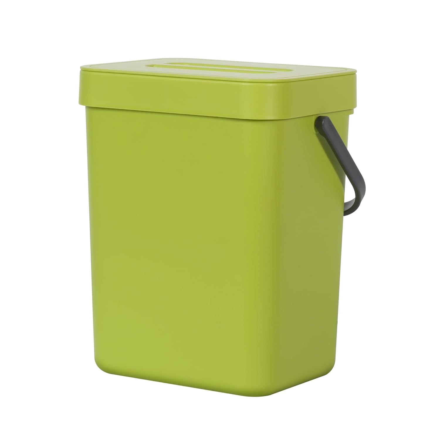 EKO Puro Mini Wall-Mounted Trash Can with Lid, Indoor Food Waste ...