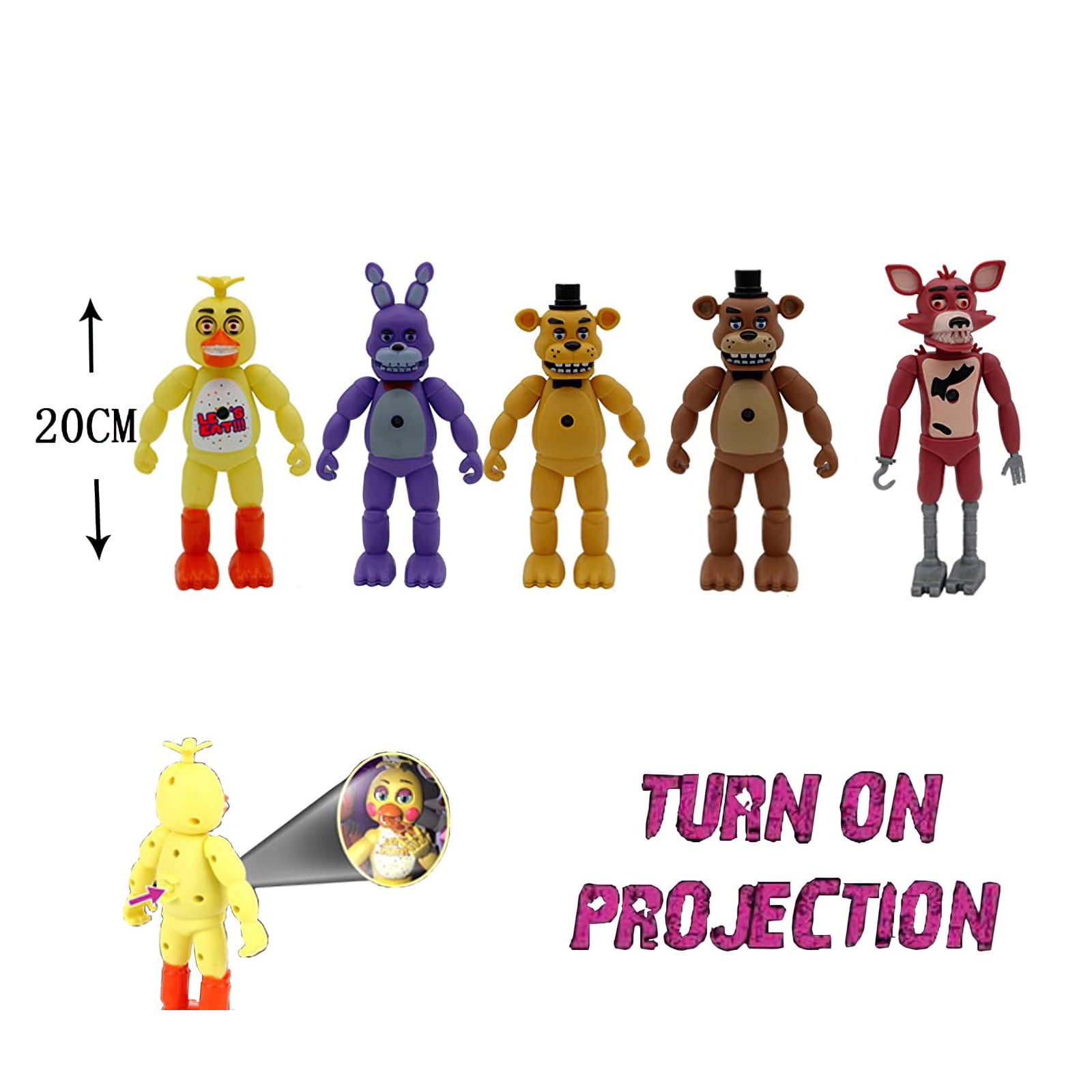 EKOUSN FNAF Action Figures,Five Nights At Freddys Action Figures Toys ...